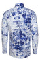 Jesper Krijgsman Floral Delft Blue Long Sleeve Print Shirt for Men ...